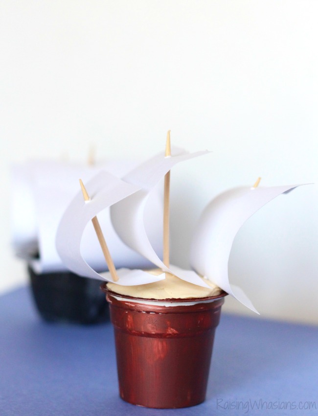 Mayflower Craft for Kids Using K-Cups - Raising Whasians