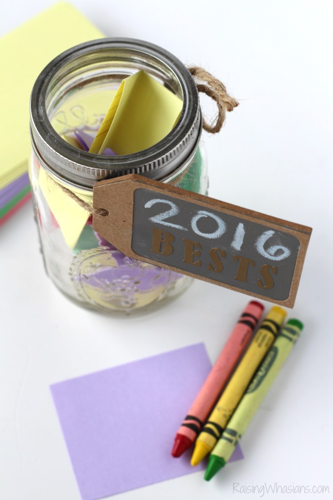 New Year Memory Jar for Kids - Raising Whasians