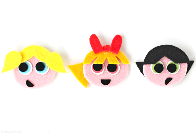No Sew Powerpuff Girls Headband DIY - Raising Whasians