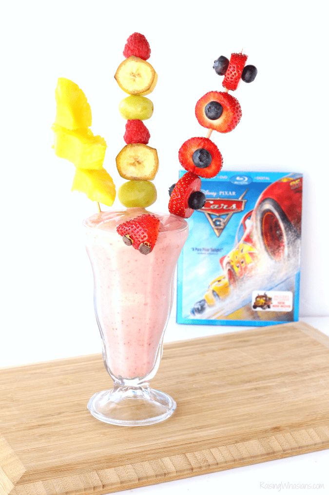 Lightning McQueen Smoothie to Celebrate Cars 3 - Raising Whasians