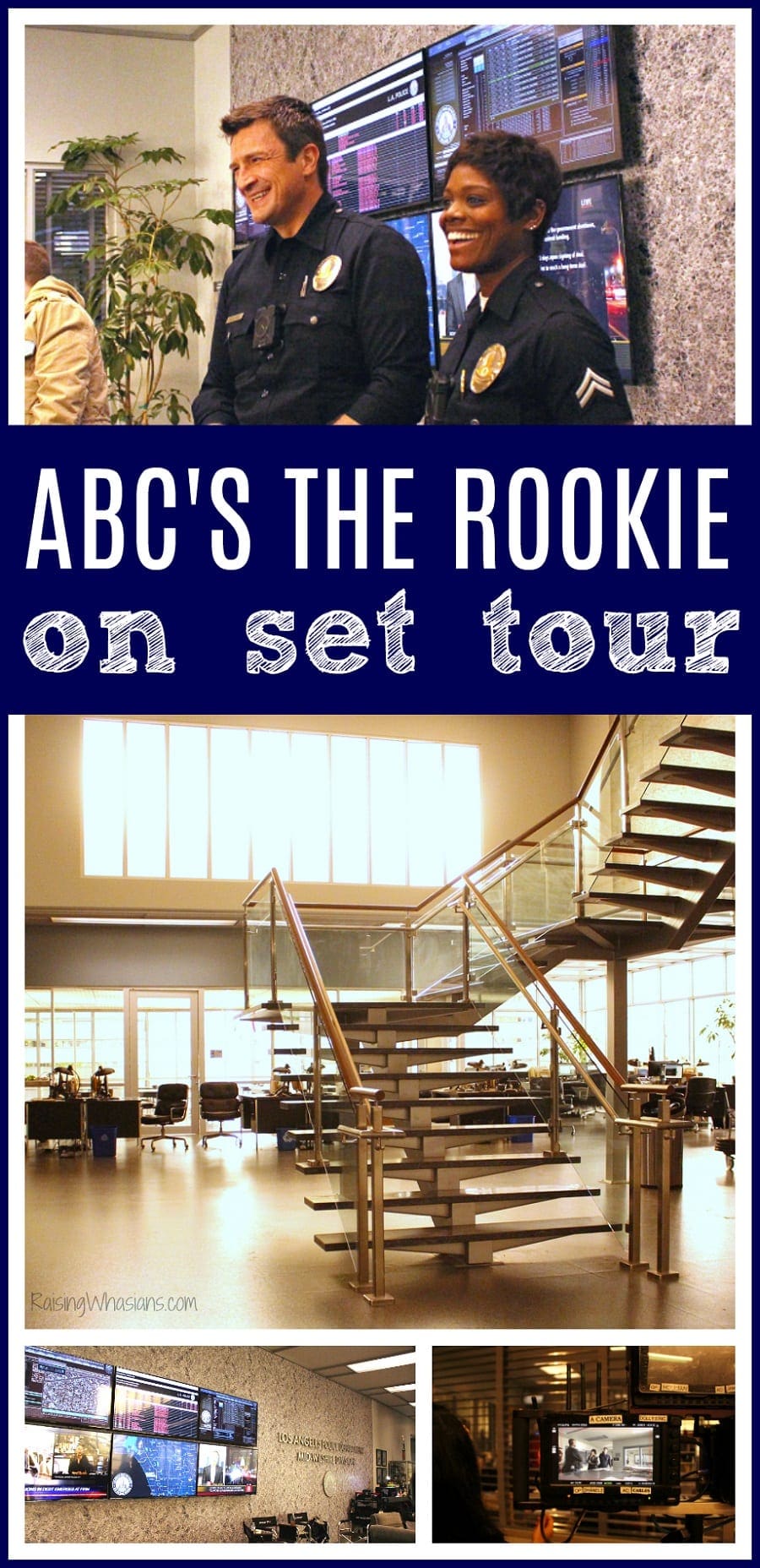 ABC's The Rookie Set Tour | What NOT to Do When You Meet Nathan Fillion ...