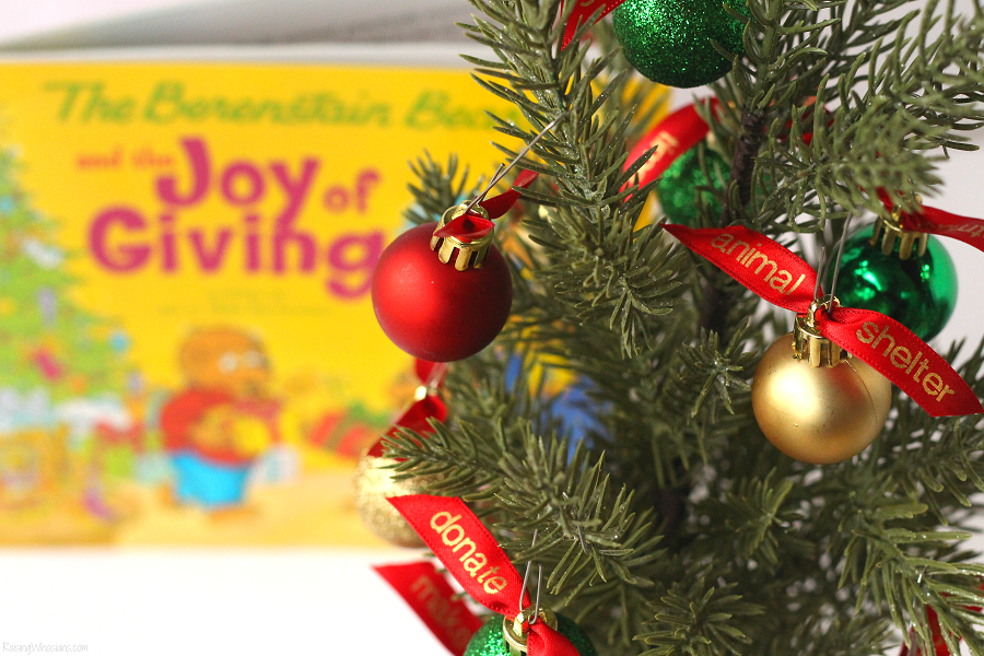 Joy of Giving Christmas Tree + 50 Ways for Kids to Give Back - Raising ...