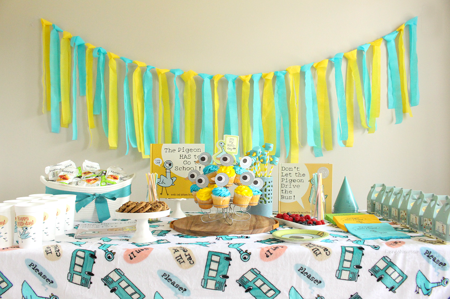 Mo Willems Pigeon Party Ideas - Raising Whasians